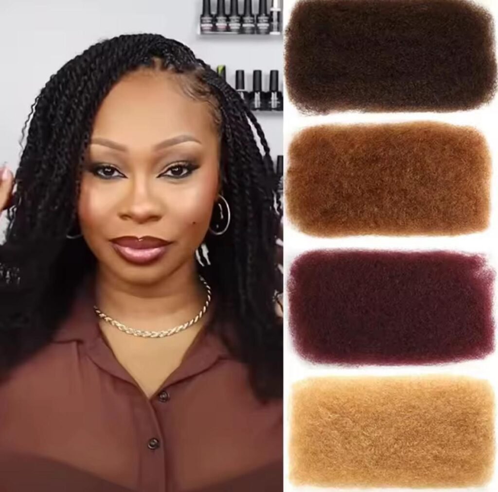 PHB | QVR Afro Kinky Bulk Premium 100% Brazilian & Peruvian Human Hair ...